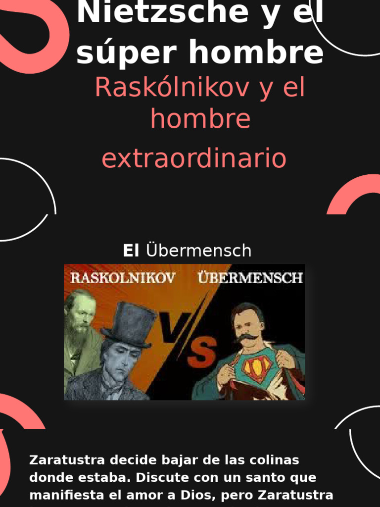 Nietzsche y El Superhombre | PDF | Así habló Zarathustra | Friedrich ...