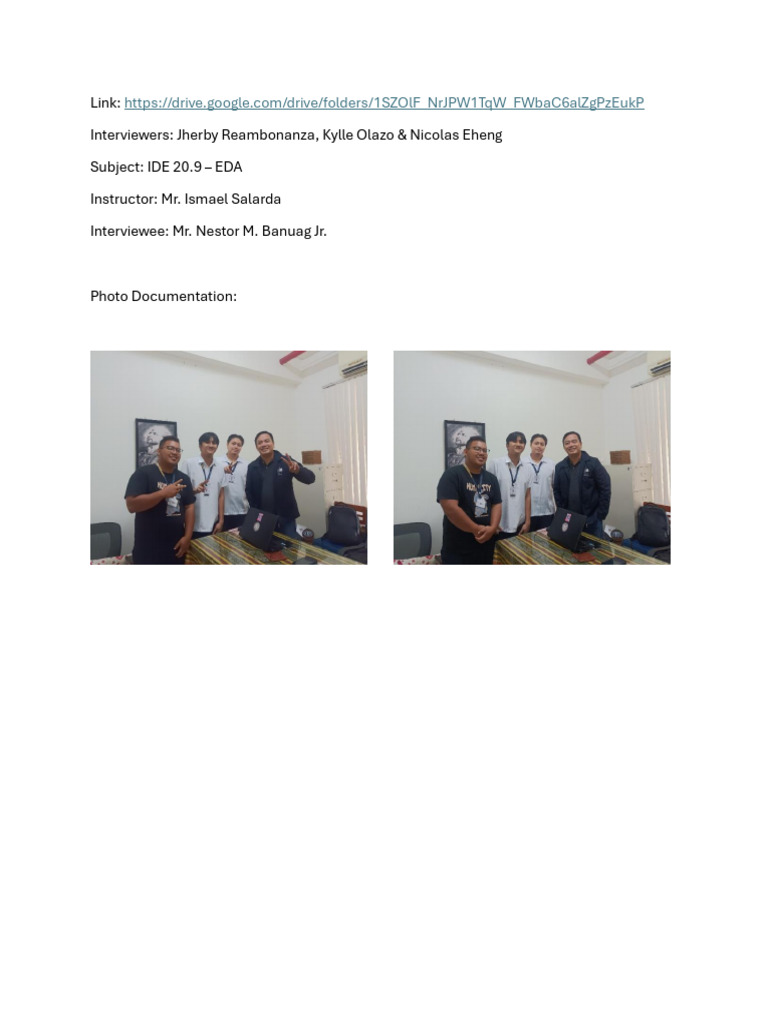Peace Advocate Interview Jherby Reambonanza, Kylle Olazo & Nicolas | PDF