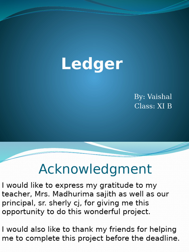 Comprehensive Guide to Ledgers | PDF | Debits And Credits | Accounting