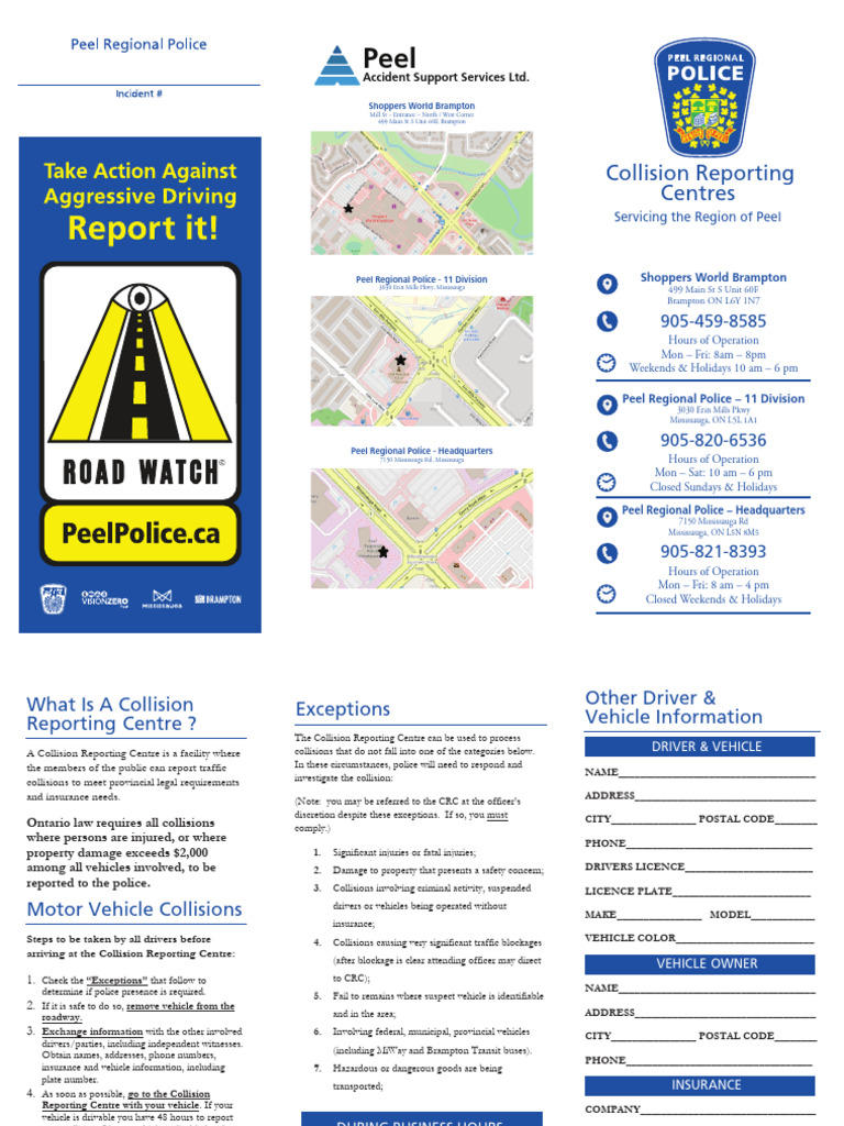 Peel Region Brochure V2 10132021 | PDF | Traffic Collision | Vehicles