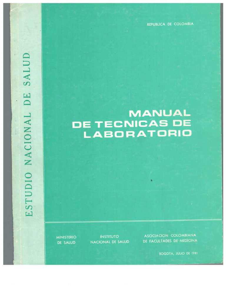 Manual Tecnicas Laboratorios | PDF