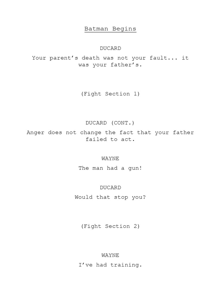 Batman Begins | PDF