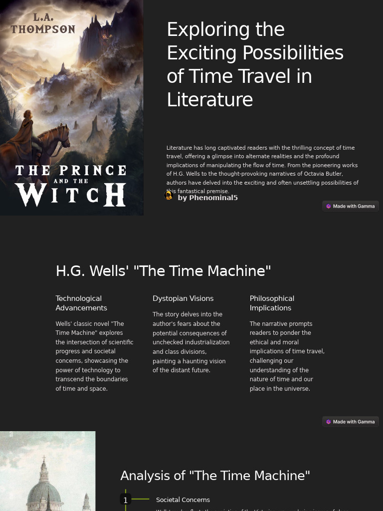 Time Travel in Literature: A Deep Dive | PDF | Narrative