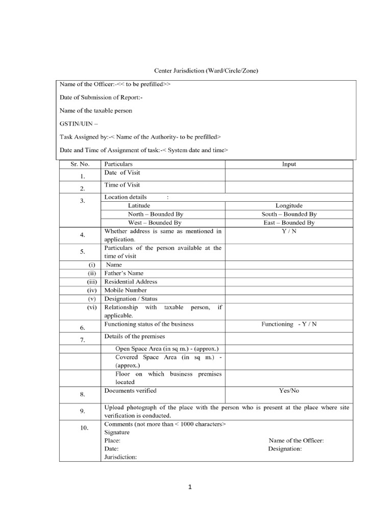 Form GST Reg 30 | PDF
