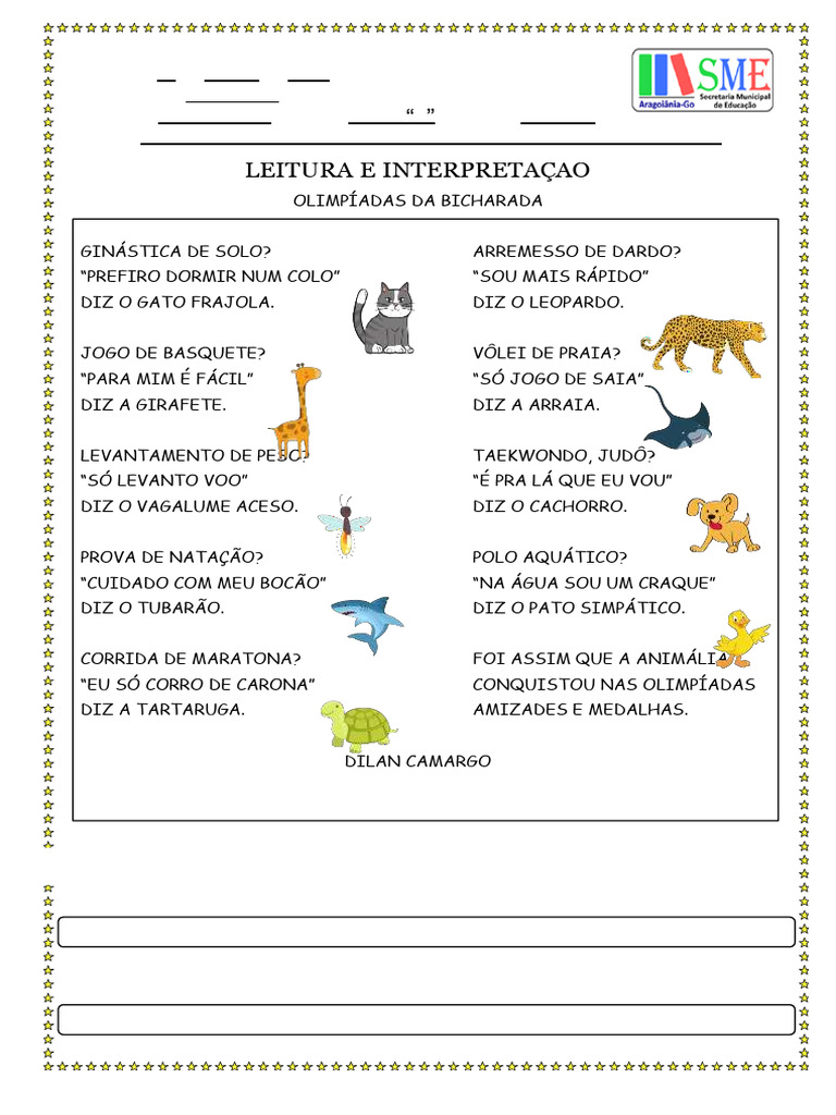 Atividade de Quarta PORT 04 | PDF | Jogos Olímpicos