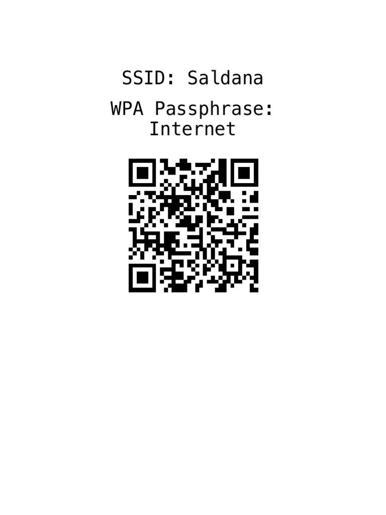 Pure JS WiFi QR Code Generator | PDF