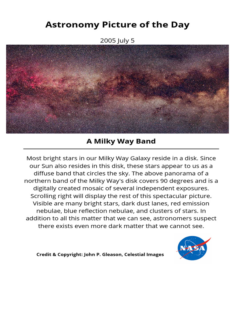 Astronomy Picture of The Day | PDF