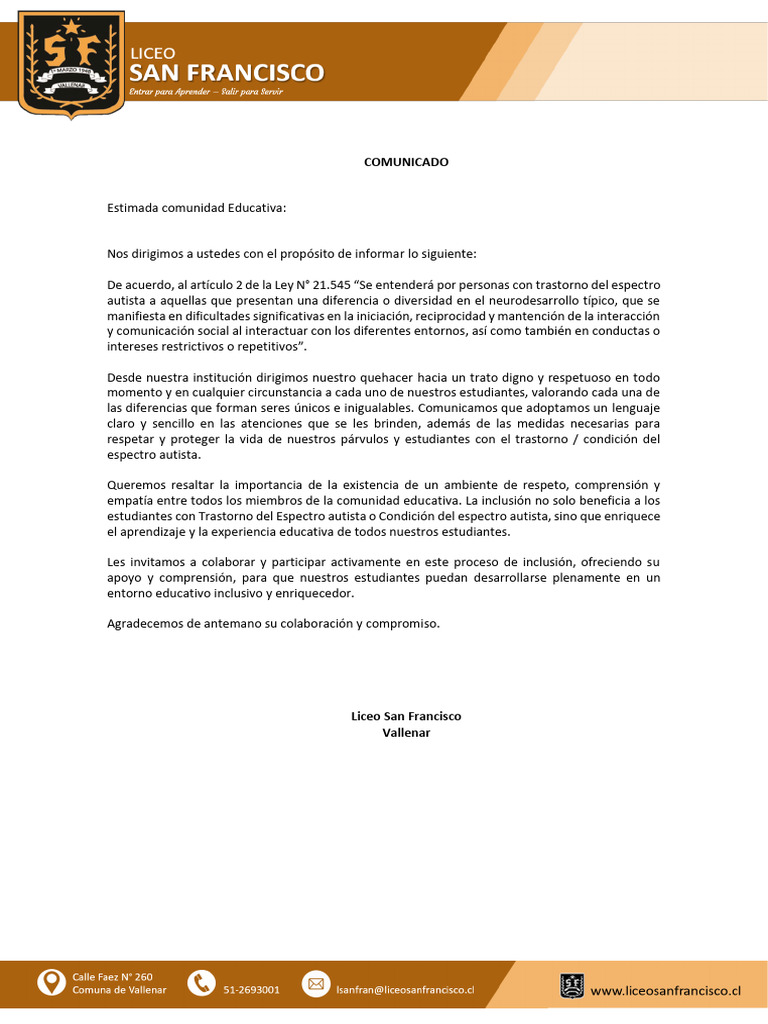 Comunicado Apoderados-4 | PDF