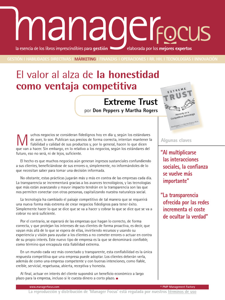 Extreme Trust | PDF | Business | Marketing