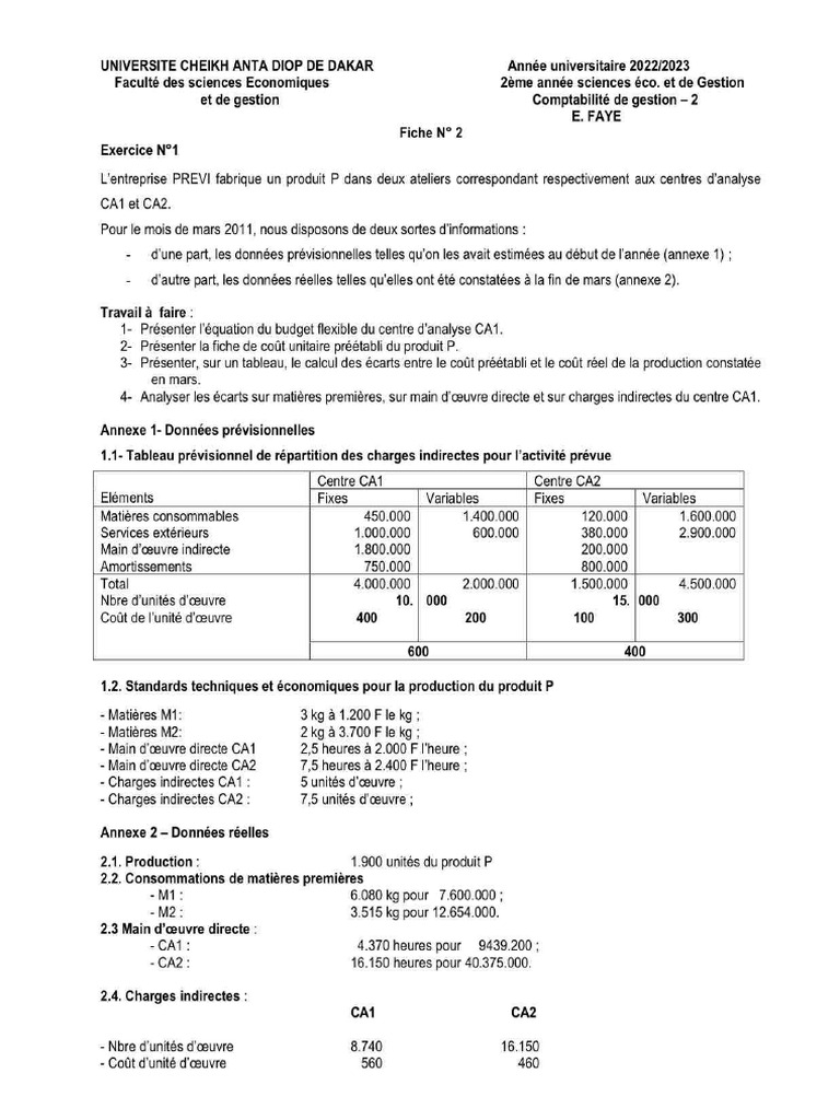 Max Presi TD2 compta Ana | PDF