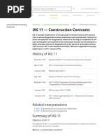 IND AS 11: Construction Contracts Guide | PDF | Revenue | Income Statement