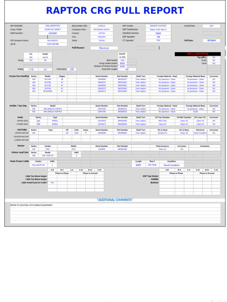 New Raptor Pull Report | PDF | Mechanical Engineering