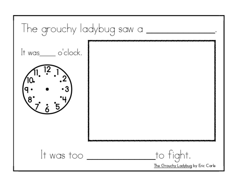 The Grouchy Ladybug | PDF