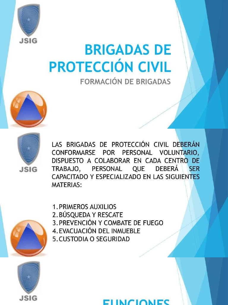 Brigadas de Proteccin Civil | PDF