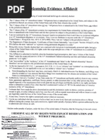 Non-Citizen Nationality Affidavit | PDF | Citizenship Of The United ...