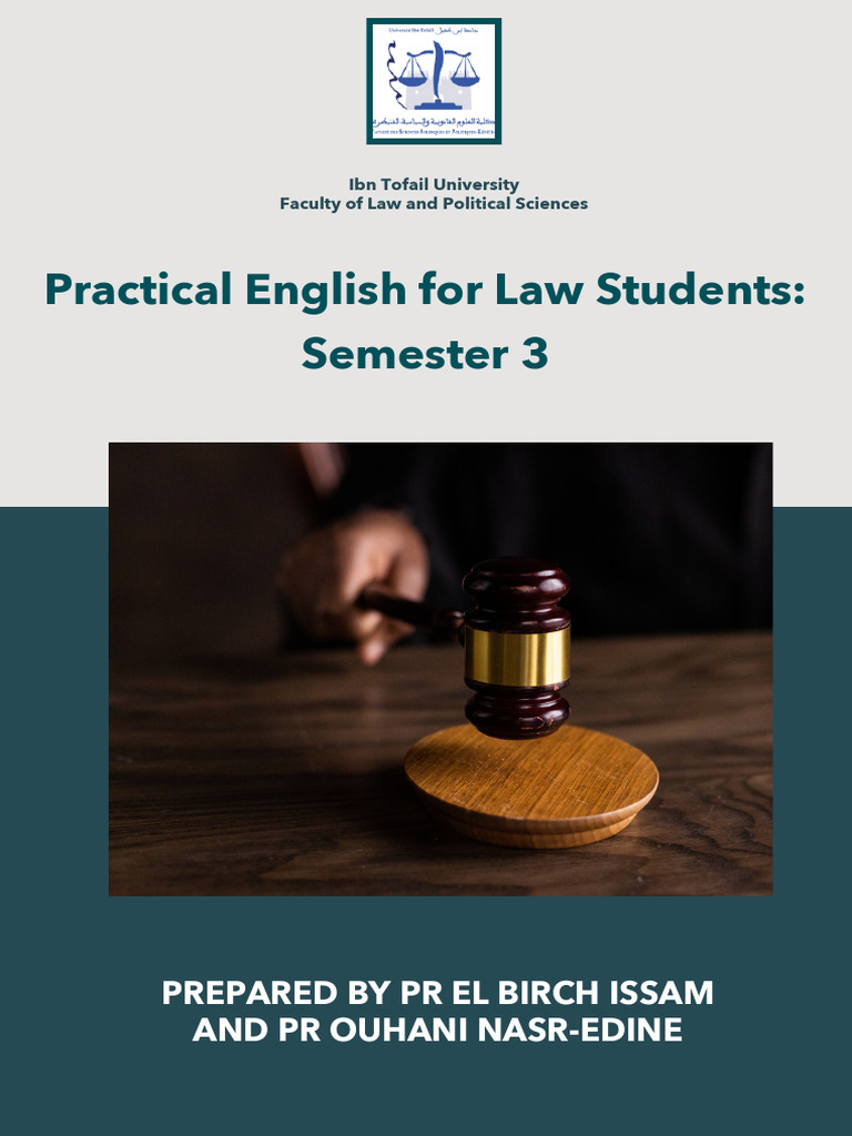 Practical English for Law Students | PDF | Lawsuit | Employment
