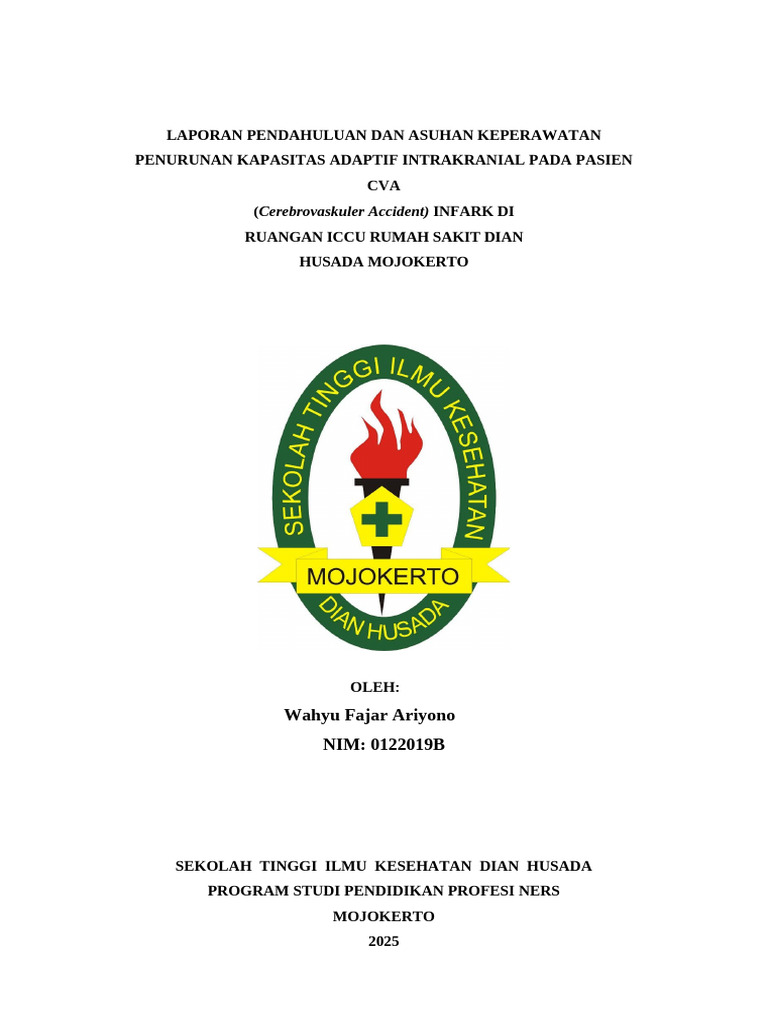 Praktek Iccu LP &askep Wahyu | PDF