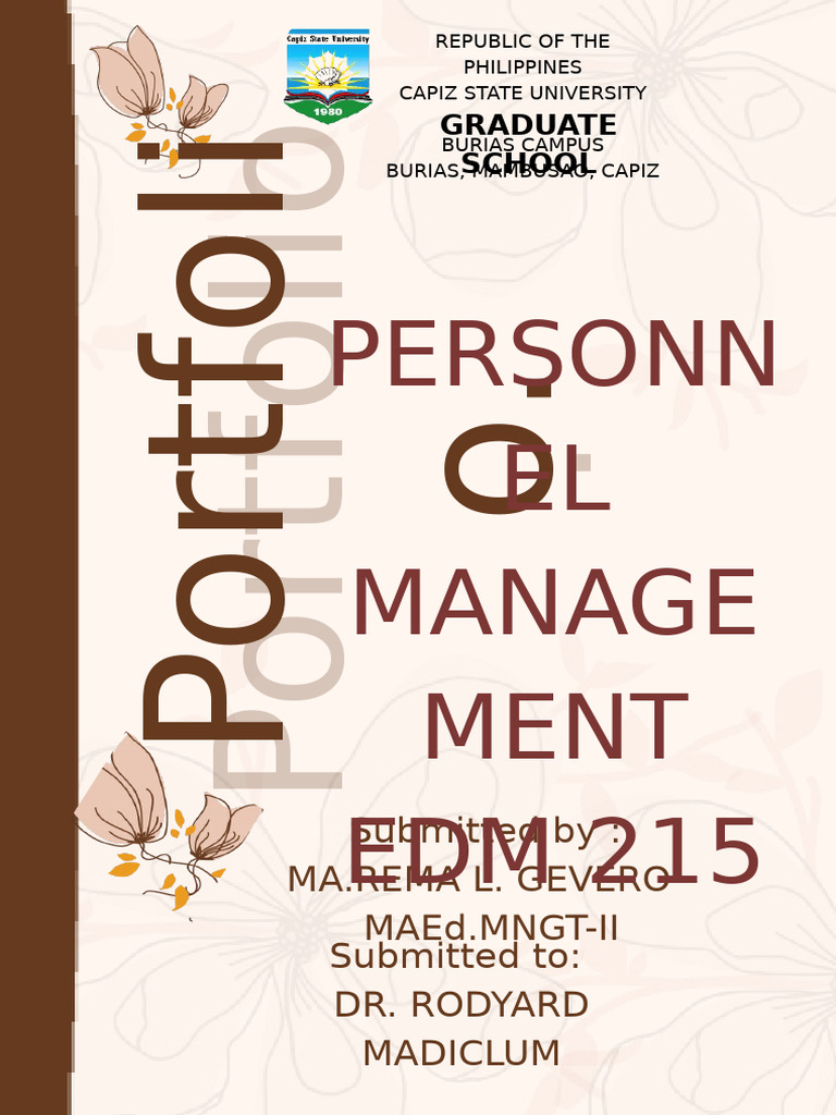 Brown Aesthetic Paper Texture Portfolio Cover Document | PDF ...