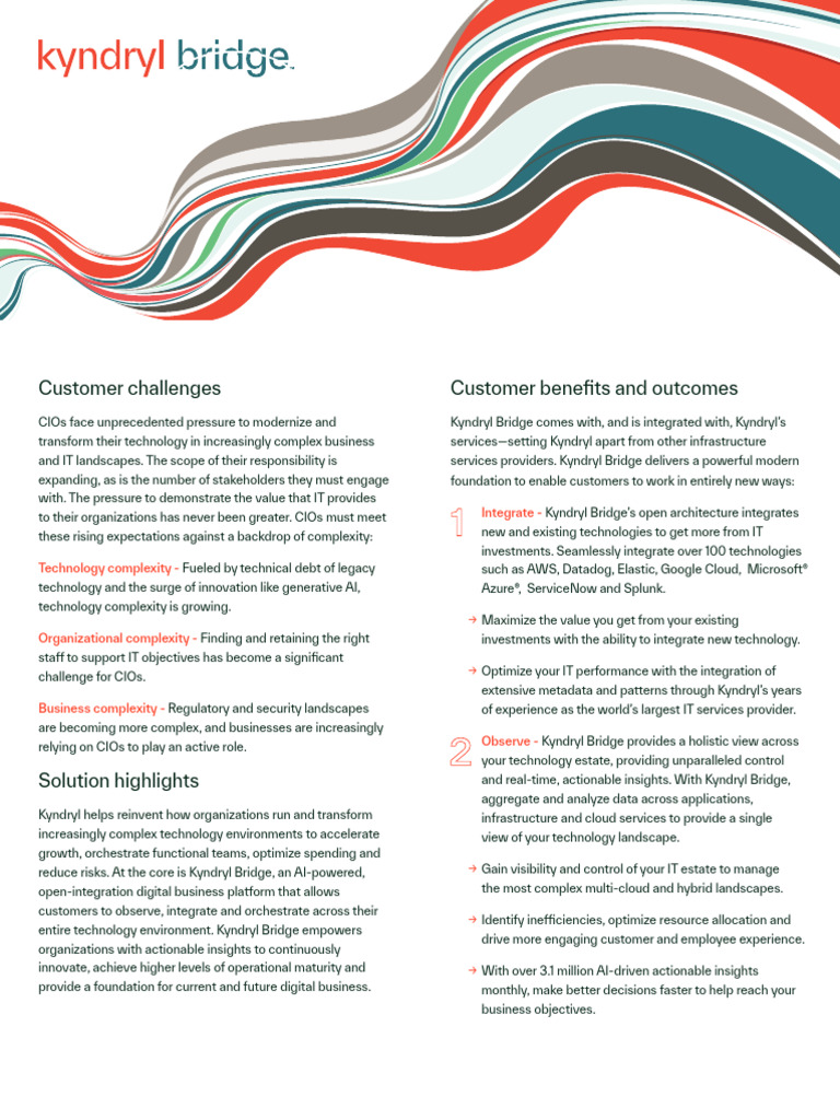 Kyndryl Bridge | PDF | Cloud Computing | Business