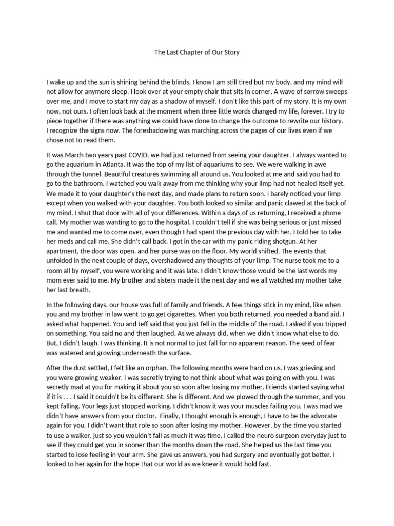 Last Chapter | PDF