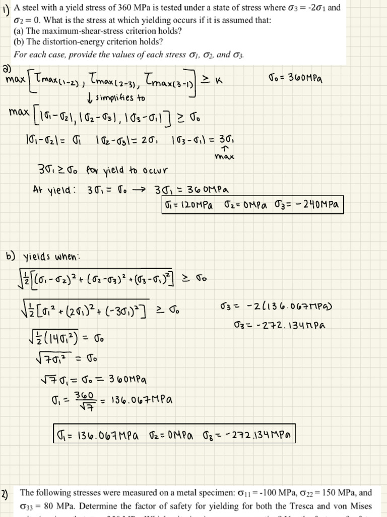 Mse420 F23 HW 4 | PDF | Dislocation | Solid Mechanics