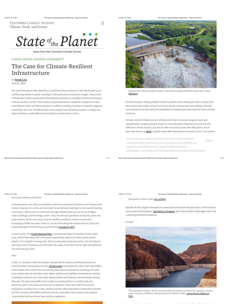 Climate-Resilient Infrastructure Solutions | PDF | Infrastructure ...