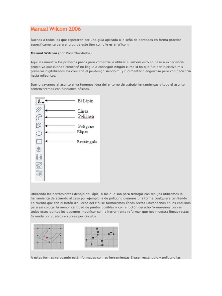 Manual Wilcom 2006 | PDF | Informática