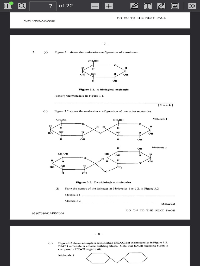 CAPE Biology U1 P1 2004 PDF | PDF
