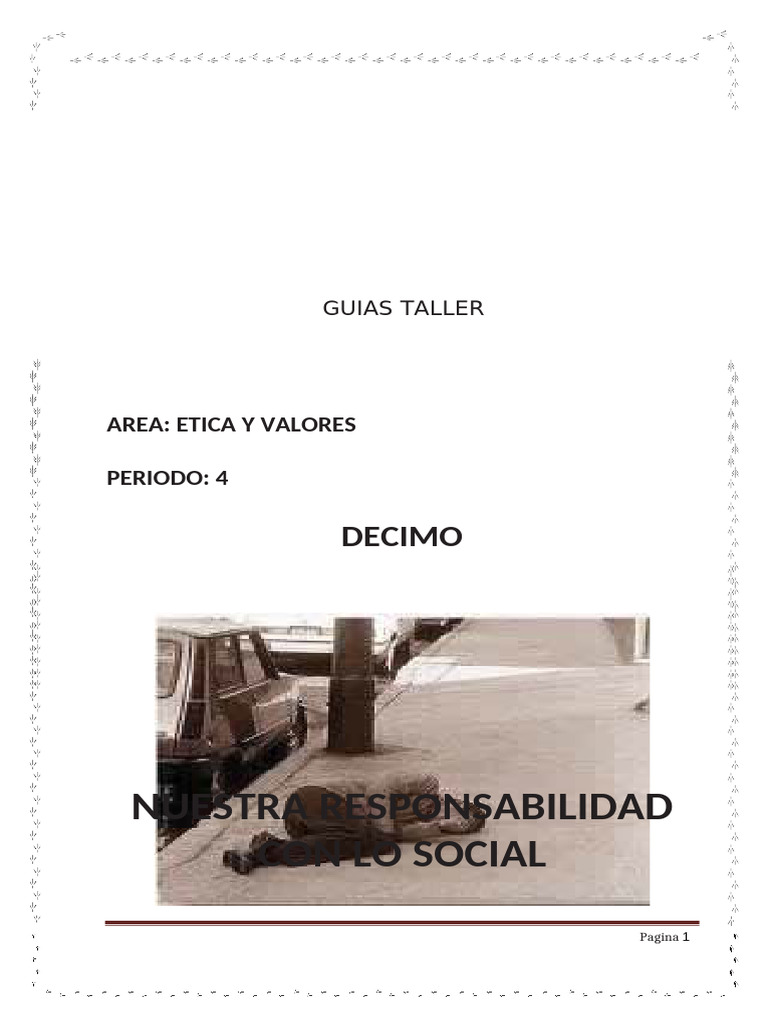 4p Ética y Valores Décimo | PDF | Exclusión social | Pobreza