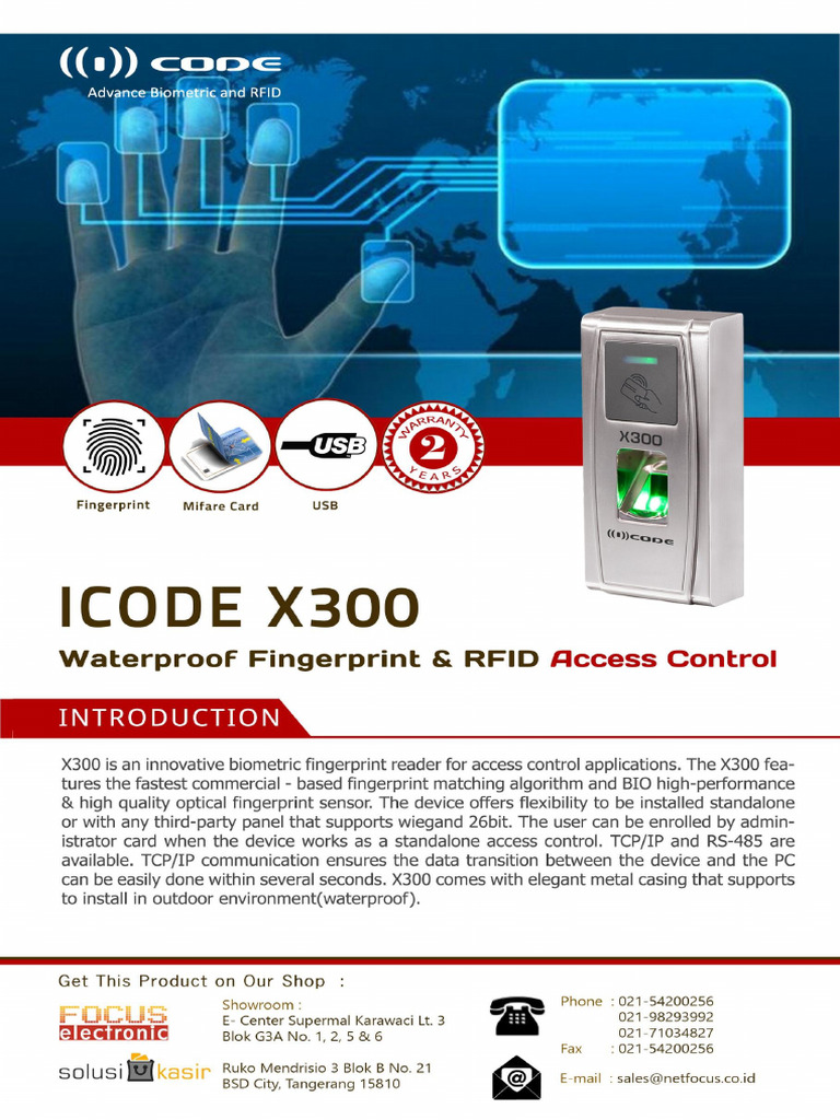 ICODE-X300 | PDF