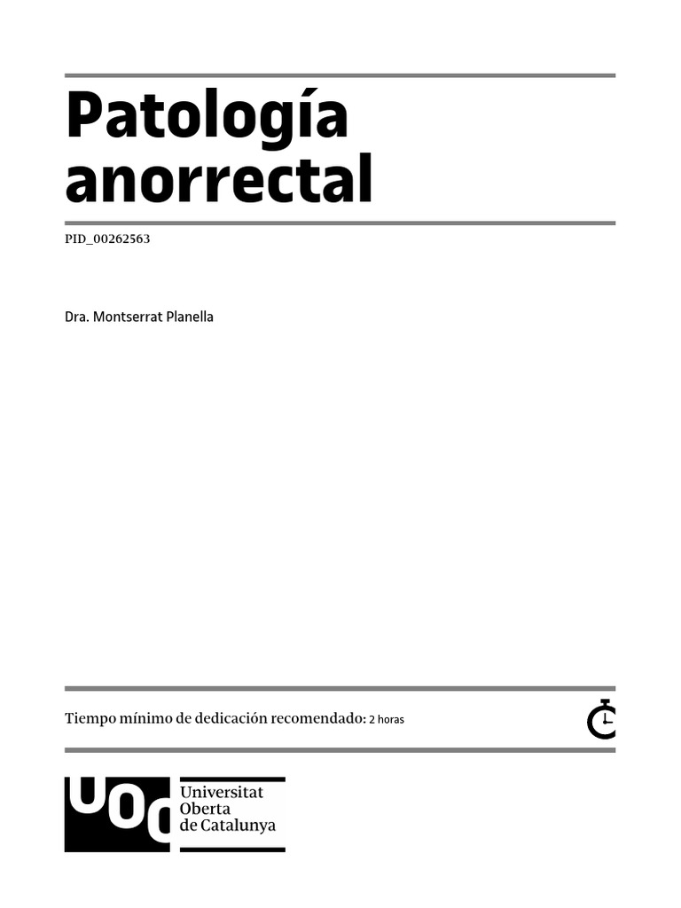 Guía de Patología Anorrectal Completa | PDF | Hemorroides ...