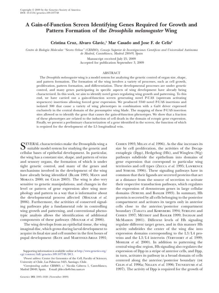 A Gain-of-Function Screen Identifying Genes Required for Growth and ...
