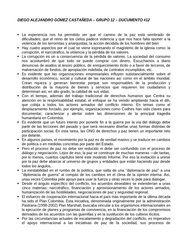 DOCUMENTO 12 | PDF | Colombia | Corrupción política