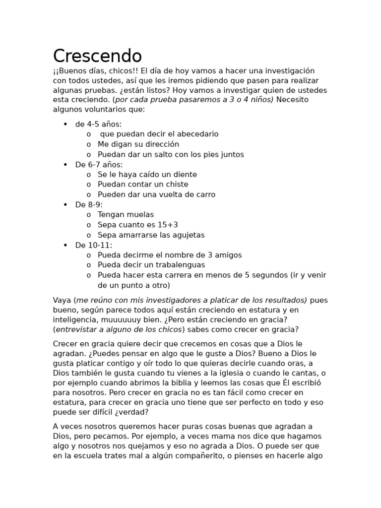 Crescendo | PDF | Dios | Pecado