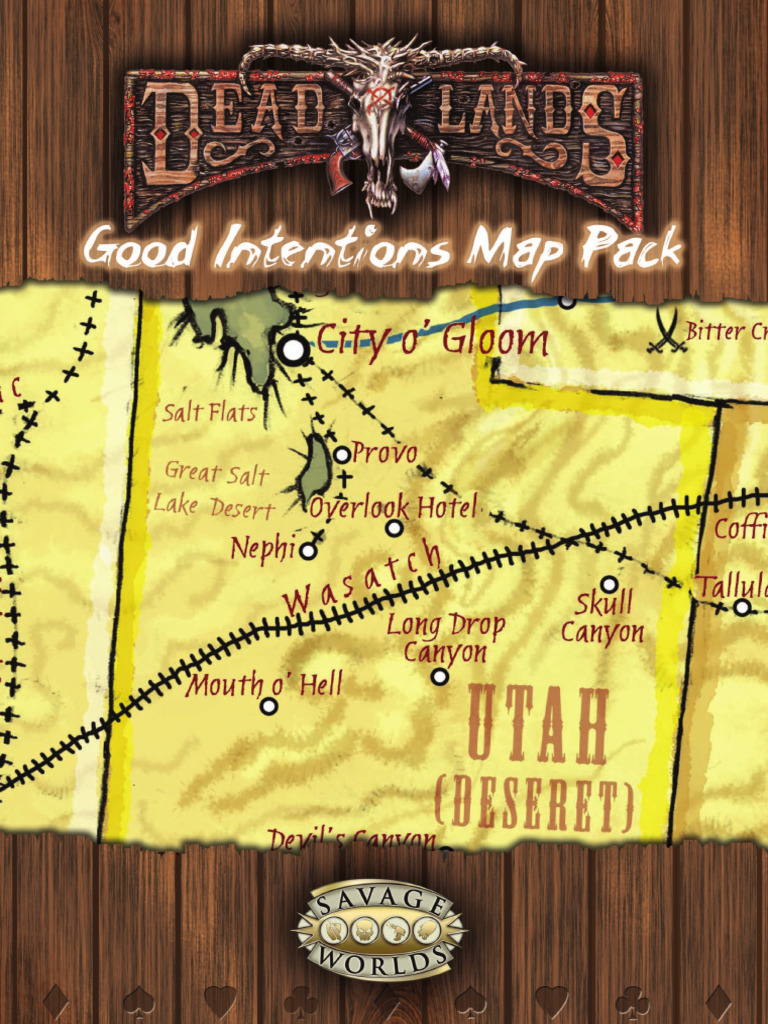 Deadlands Reloaded Good Intentions Map Pack | PDF