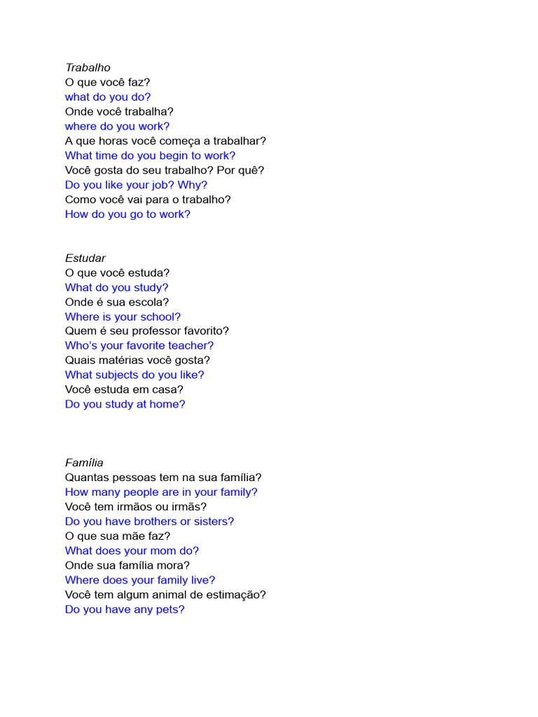 Common Questions | PDF