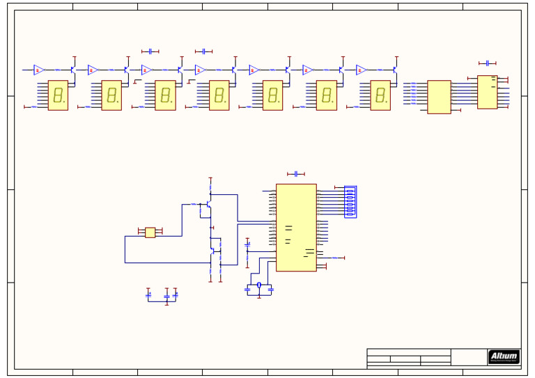 Schematic Multi Display com Pic | PDF