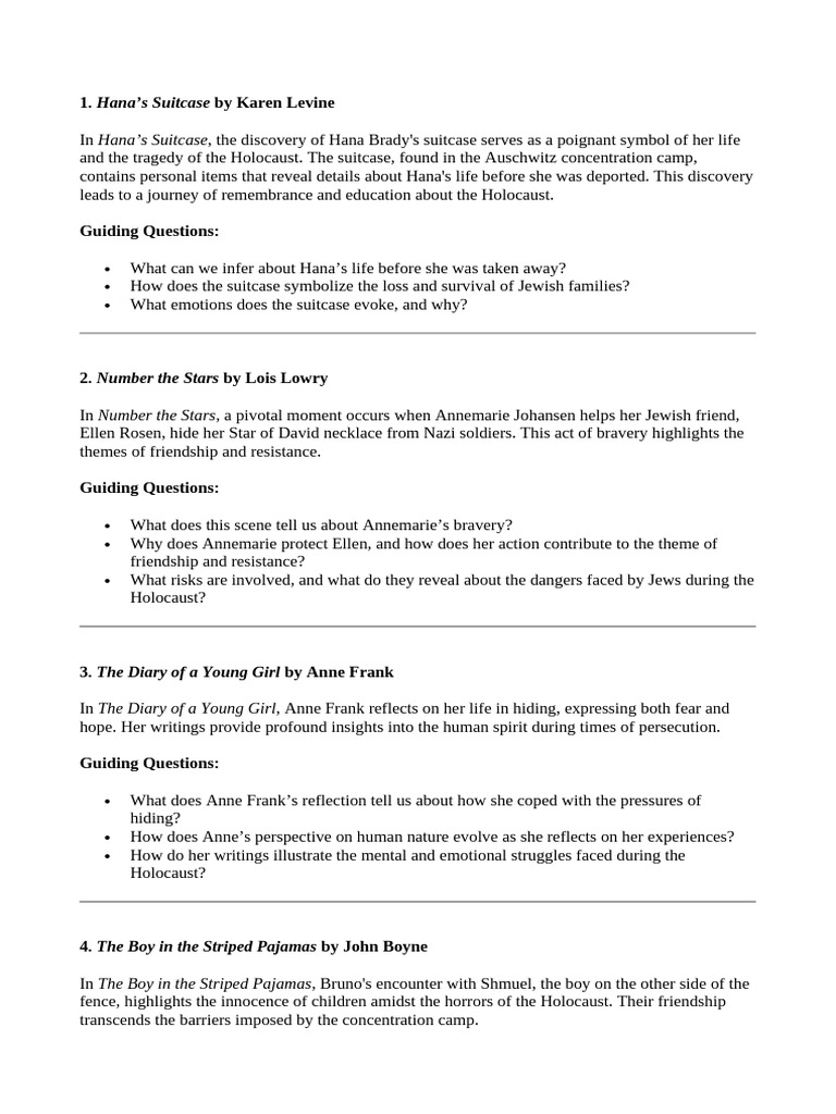 Holocaust Literature | PDF