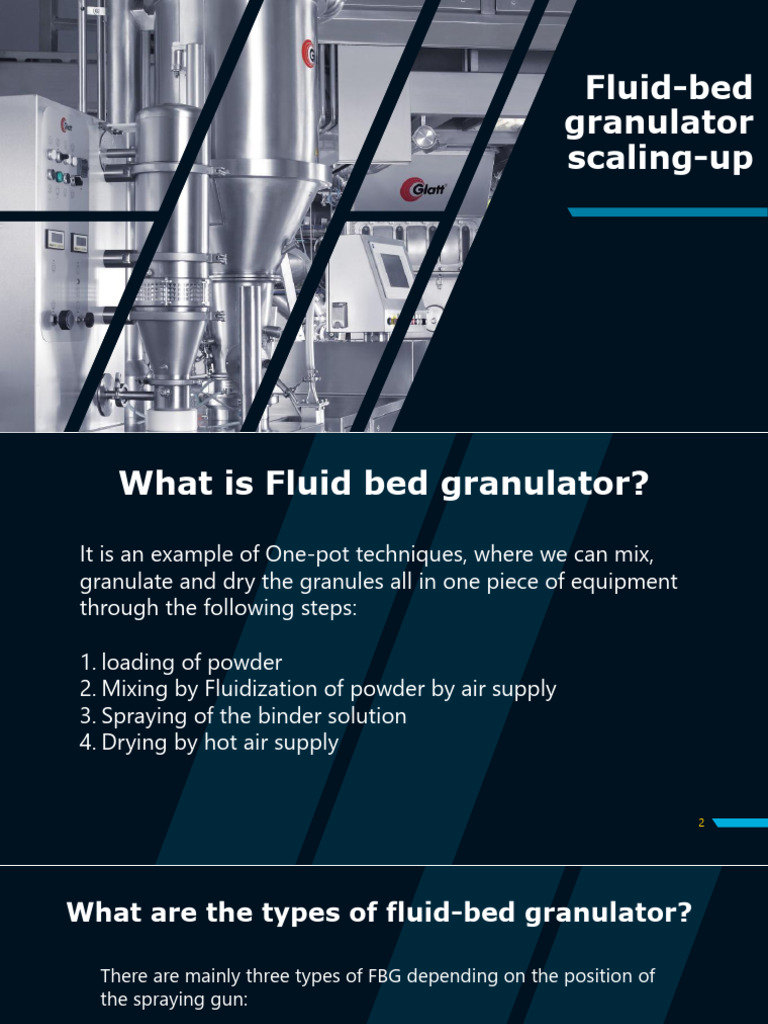 Fluid Bed Granulator Overview and Scaling | PDF | Tablet (Pharmacy ...