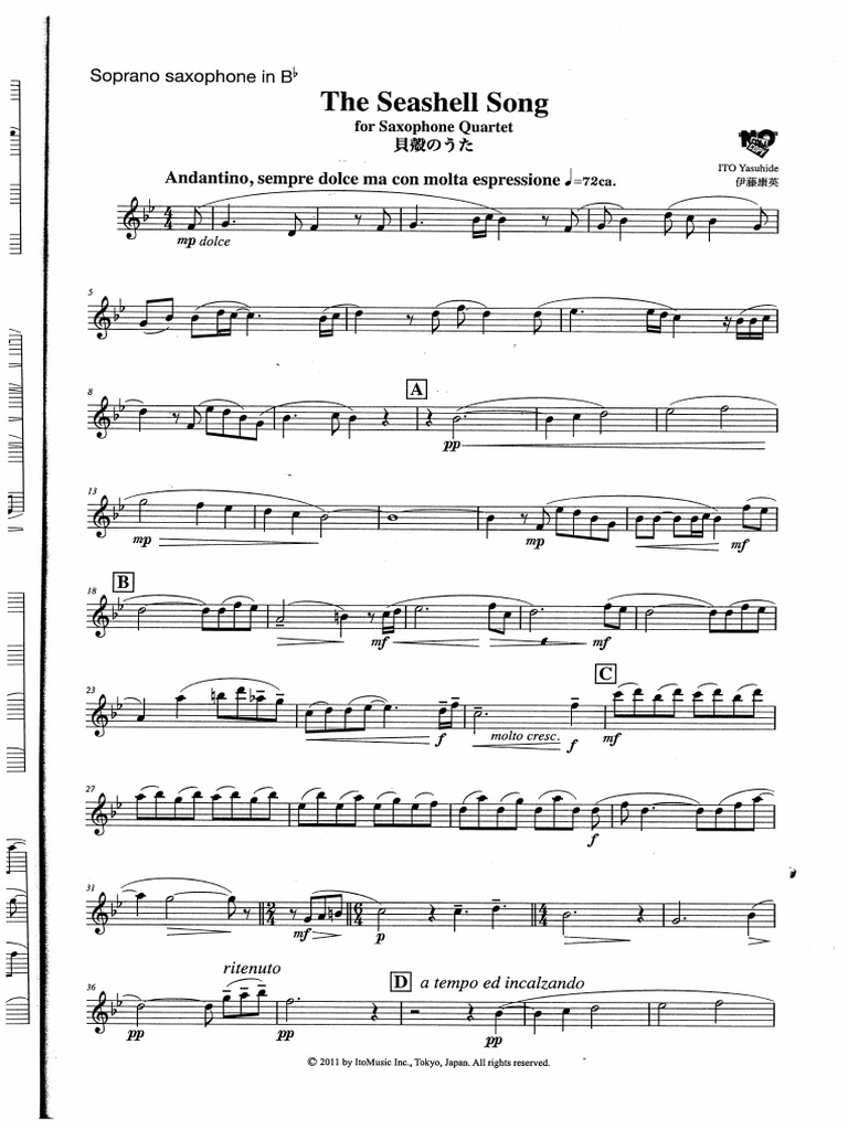 The Seashell Song 1 | PDF