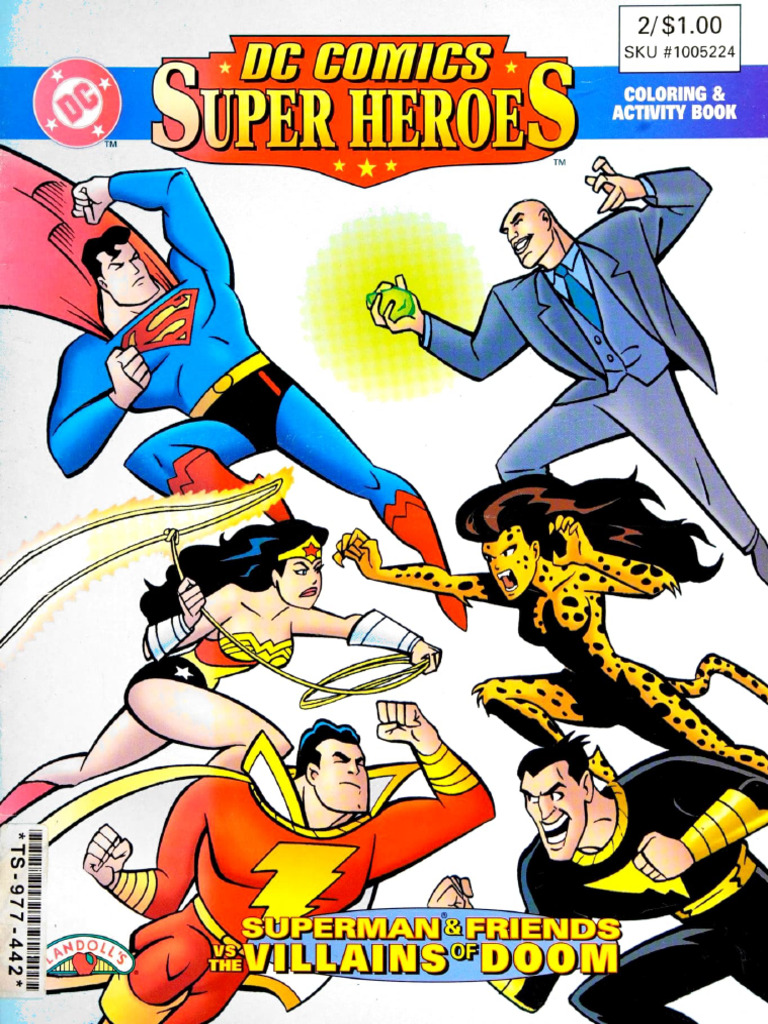 Superman & Friends Vs The Villains of Doom DC Comic Super Heroes | PDF