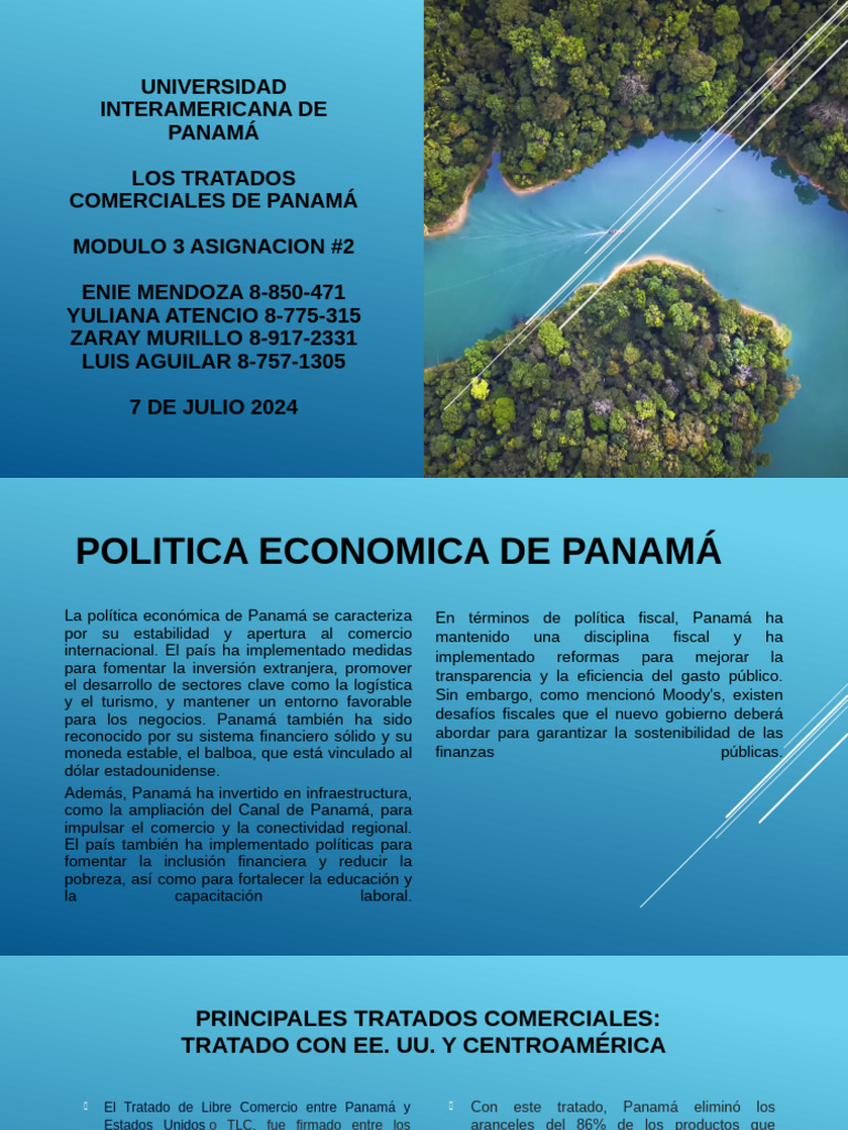 Tarea 2 Modulo 3 - Uip Analisis Del Entorno | PDF | Panamá | Libre comercio