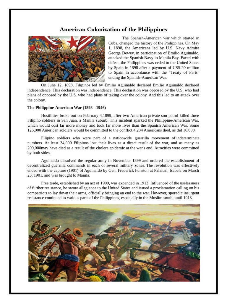American Colonization of the Philippines | PDF | Philippines | Government