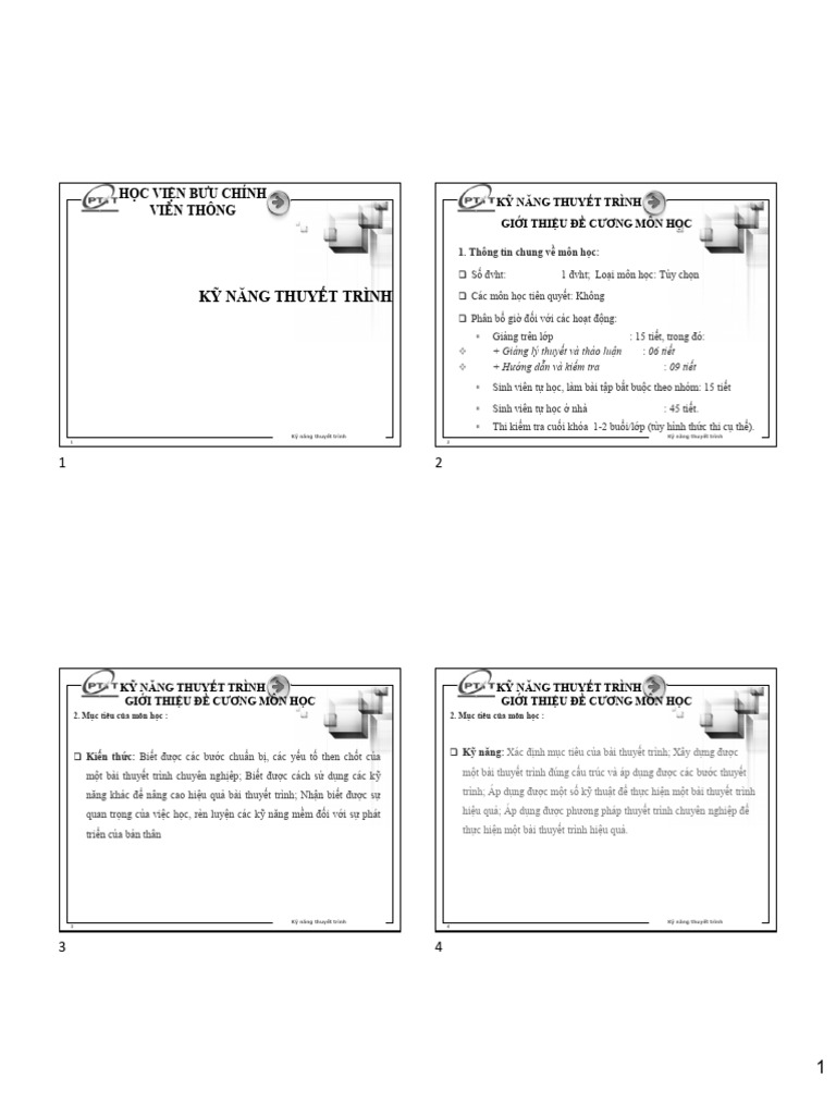 Ky Nang Thuyet Trinh - Sv | PDF