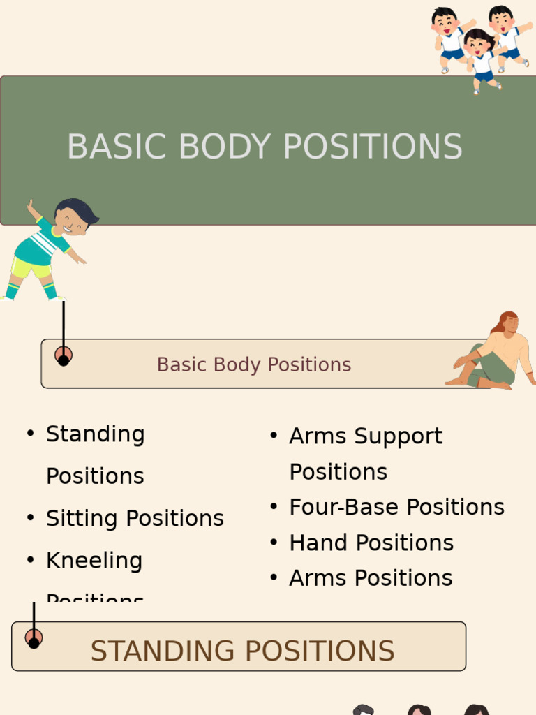 Basic Body Positions | PDF | Foot | Hand