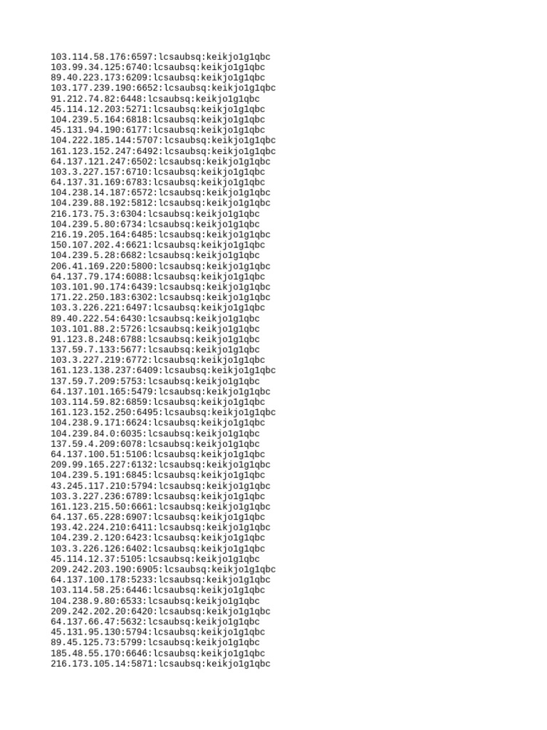 Webshare 500 proxies(3) | PDF