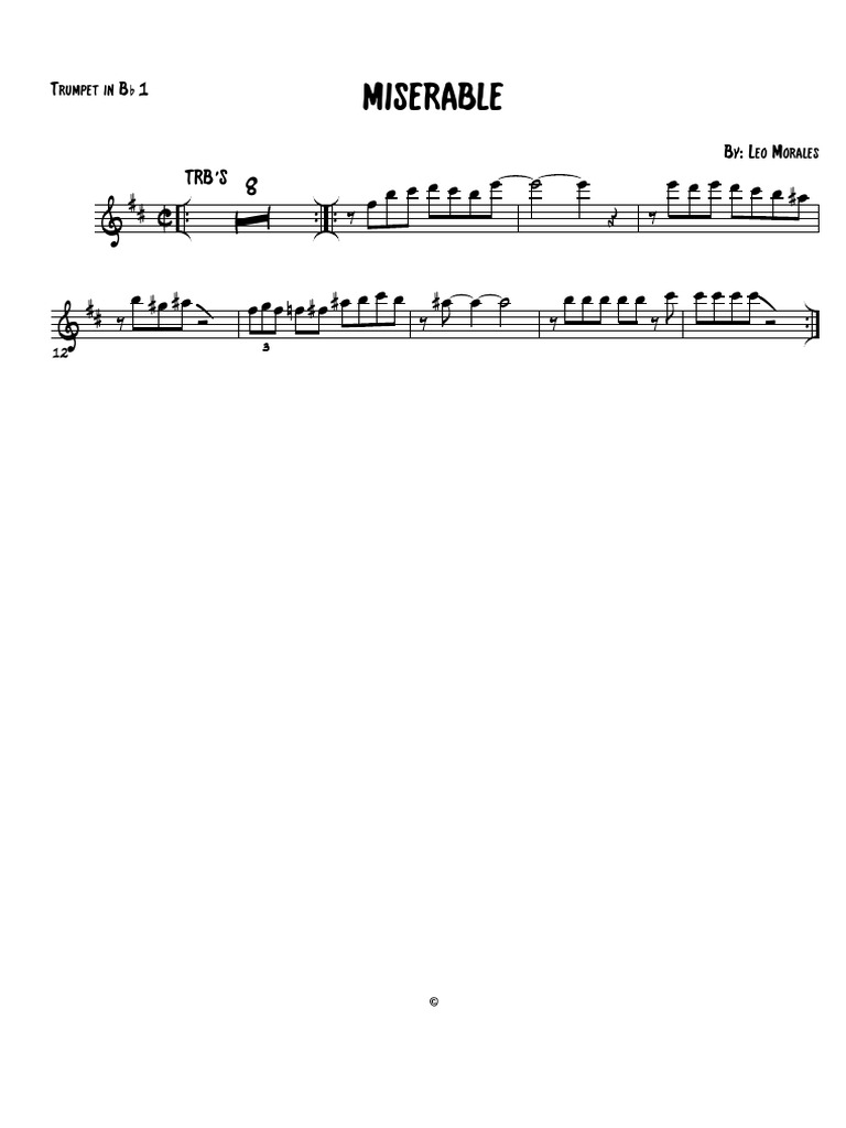 8.miserable Trp's Special - Trumpet 1 | PDF