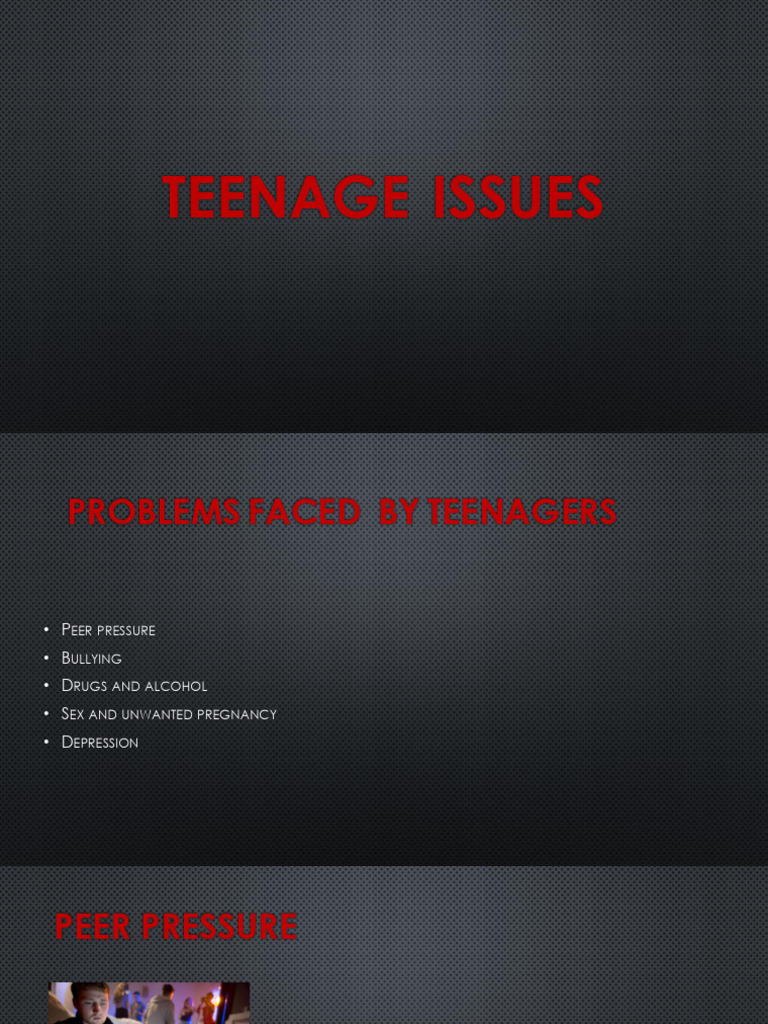 teenage issues | PDF