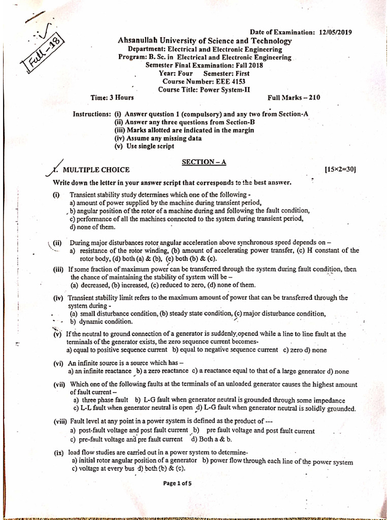 PS2 Sem Final Ques | PDF