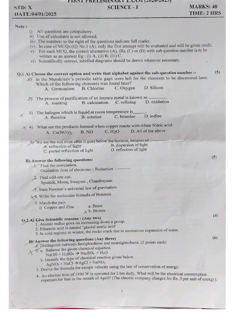 sci 1 q.ppr2 | PDF